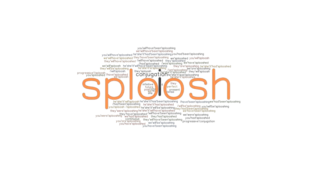 Sploosh Past Tense: Verb Forms, Conjugate SPLOOSH - GrammarTOP.com