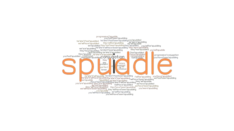 Spuddle Past Tense: Verb Forms, Conjugate SPUDDLE - GrammarTOP.com
