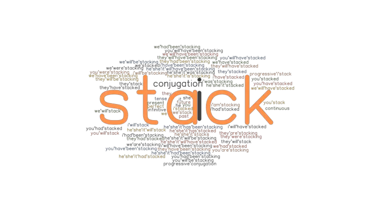Stack Past Tense: Verb Forms, Conjugate STACK - GrammarTOP.com