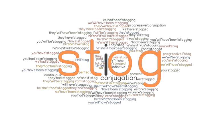 Stog Past Tense: Verb Forms, Conjugate STOG - GrammarTOP.com