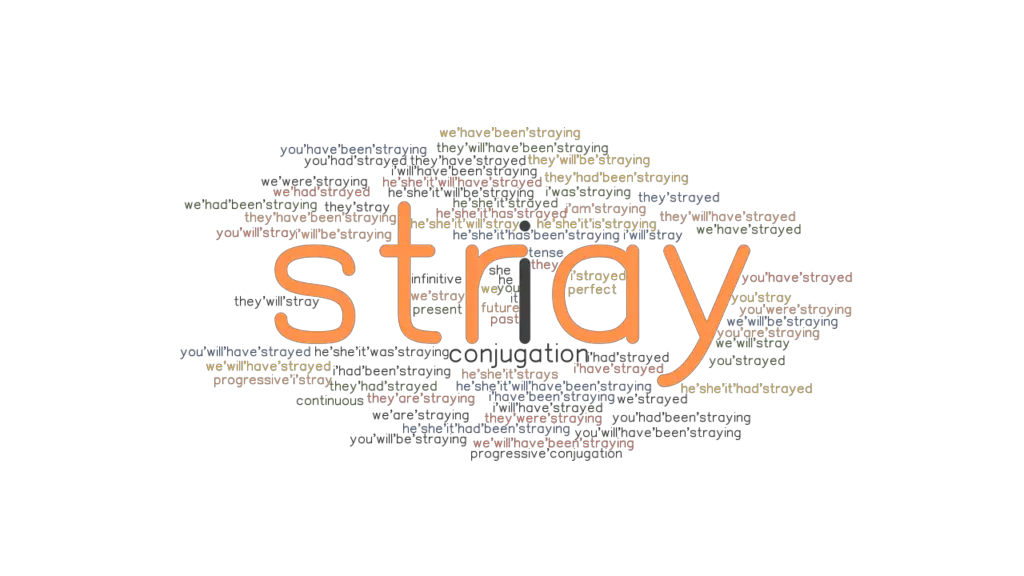 Stray Past Tense: Verb Forms, Conjugate STRAY - GrammarTOP.com