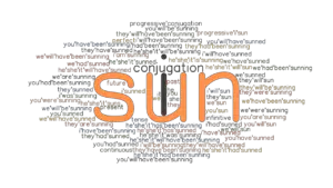 Sun Past Tense: Verb Forms, Conjugate SUN - GrammarTOP.com