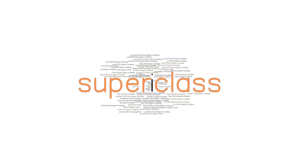 Superclass Past Tense: Verb Forms, Conjugate SUPERCLASS - GrammarTOP.com
