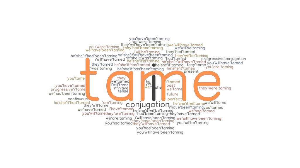 Tame Past Tense: Verb Forms, Conjugate TAME - GrammarTOP.com