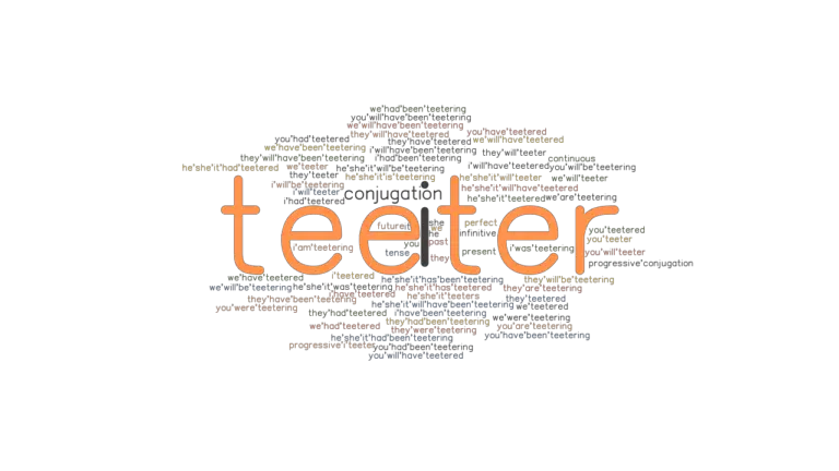 Teeter Past Tense: Verb Forms, Conjugate TEETER - GrammarTOP.com