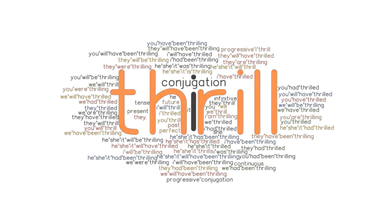 Thrill Past Tense: Verb Forms, Conjugate THRILL - GrammarTOP.com