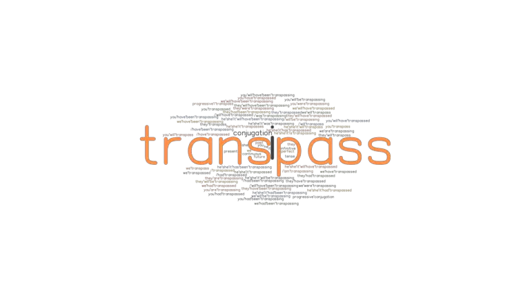 Transpass Past Tense: Verb Forms, Conjugate TRANSPASS - GrammarTOP.com