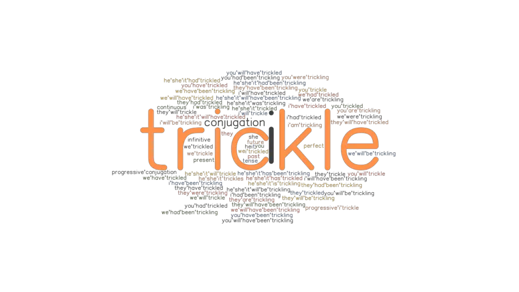 Trickle Past Tense: Verb Forms, Conjugate TRICKLE - GrammarTOP.com