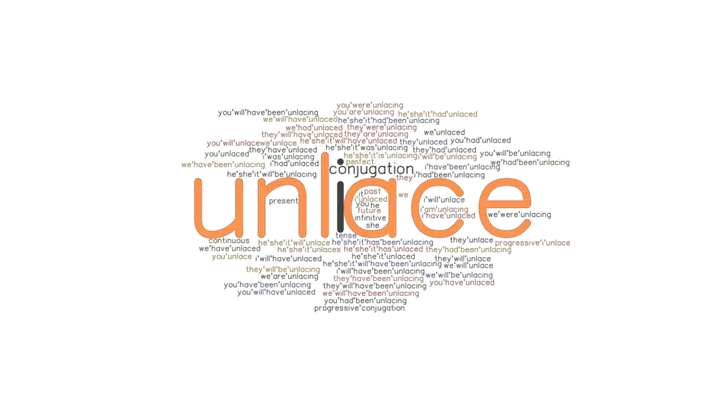 Unlace Past Tense: Verb Forms, Conjugate UNLACE - GrammarTOP.com