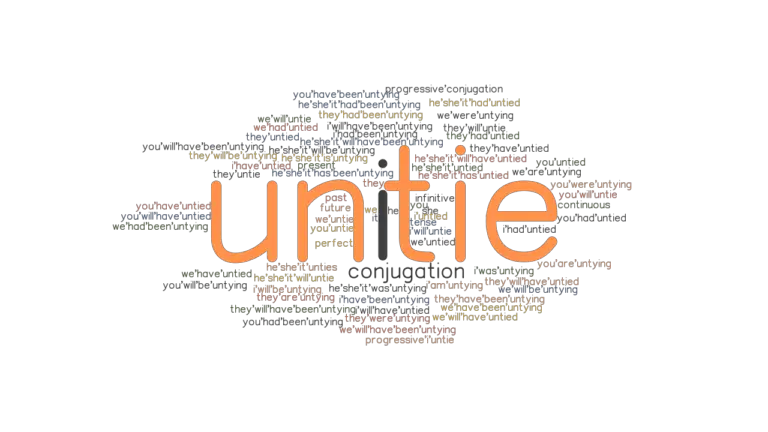 Untie Past Tense: Verb Forms, Conjugate UNTIE - GrammarTOP.com