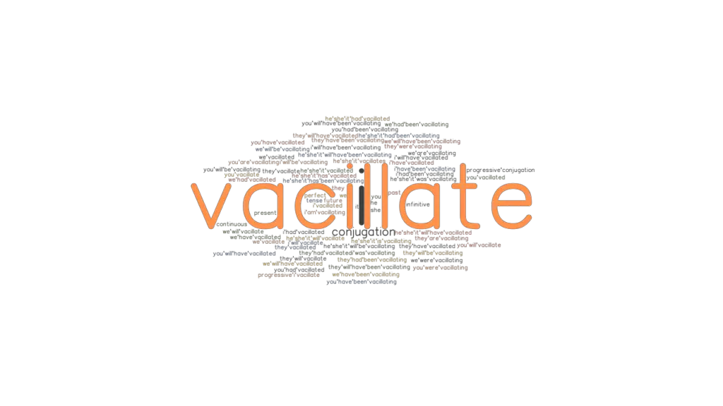 Vacillate Past Tense: Verb Forms, Conjugate VACILLATE - GrammarTOP.com