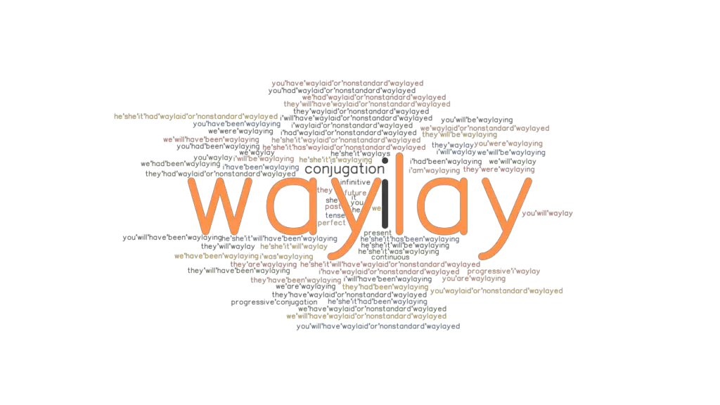 Waylay Past Tense: Verb Forms, Conjugate WAYLAY - GrammarTOP.com