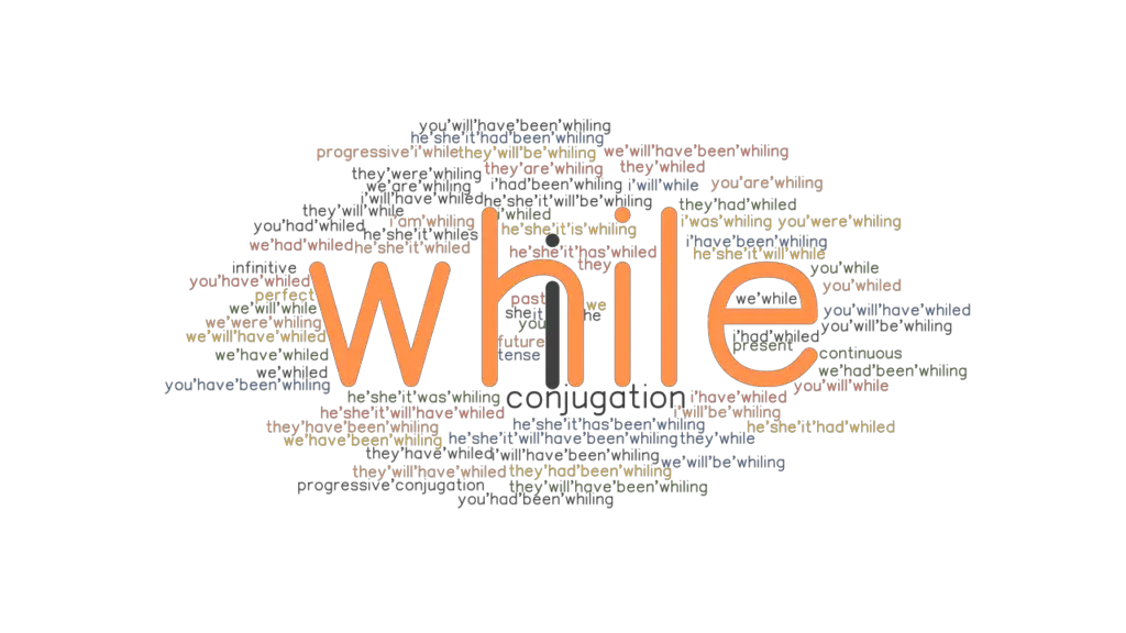 While Past Tense: Verb Forms, Conjugate WHILE - GrammarTOP.com